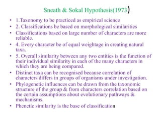 Numerical taxonomy or taximetrics | PDF