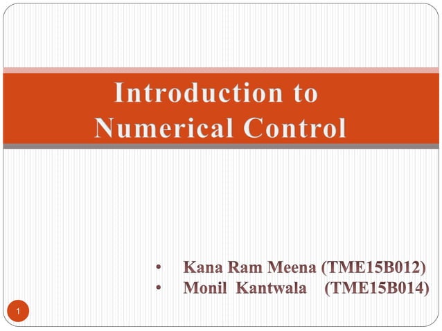 Numeric control | PPTX