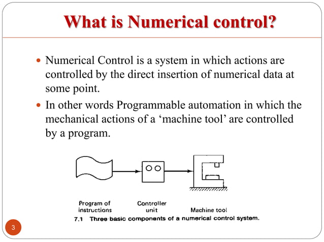 Numeric control
