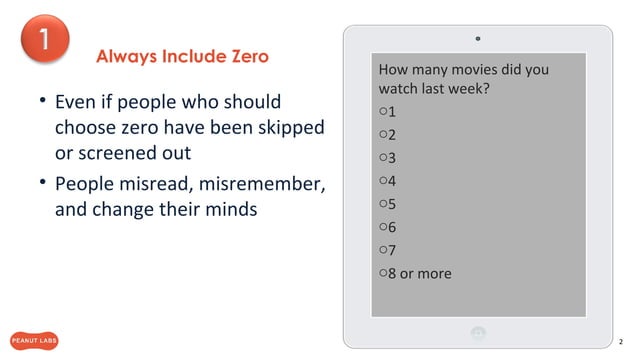 9 Tips For Creating a Great Numeric Question | PPT