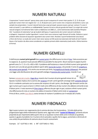 Numeri Naturali | PDF