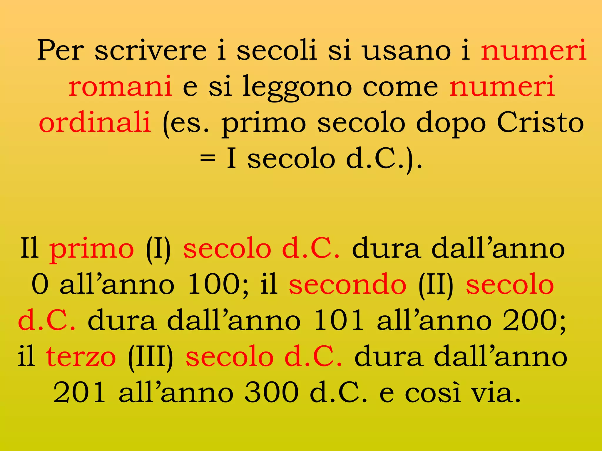 Numeri romani | PPT