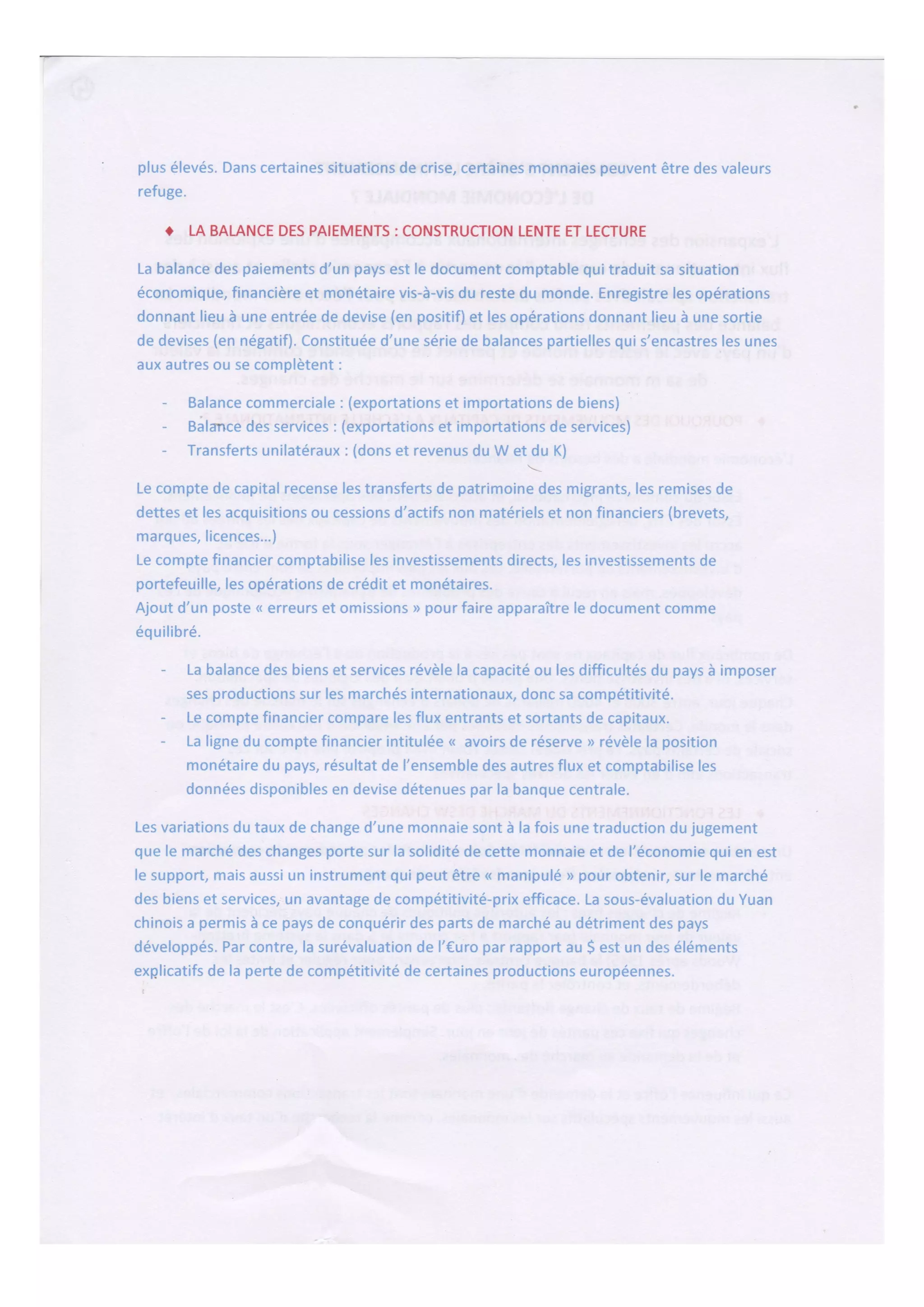 FICHES ECONOMIE BAC 2013 | PDF