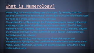 Numerology | PPTX