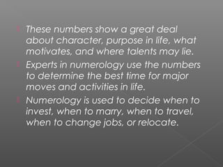 Numerology | PPT