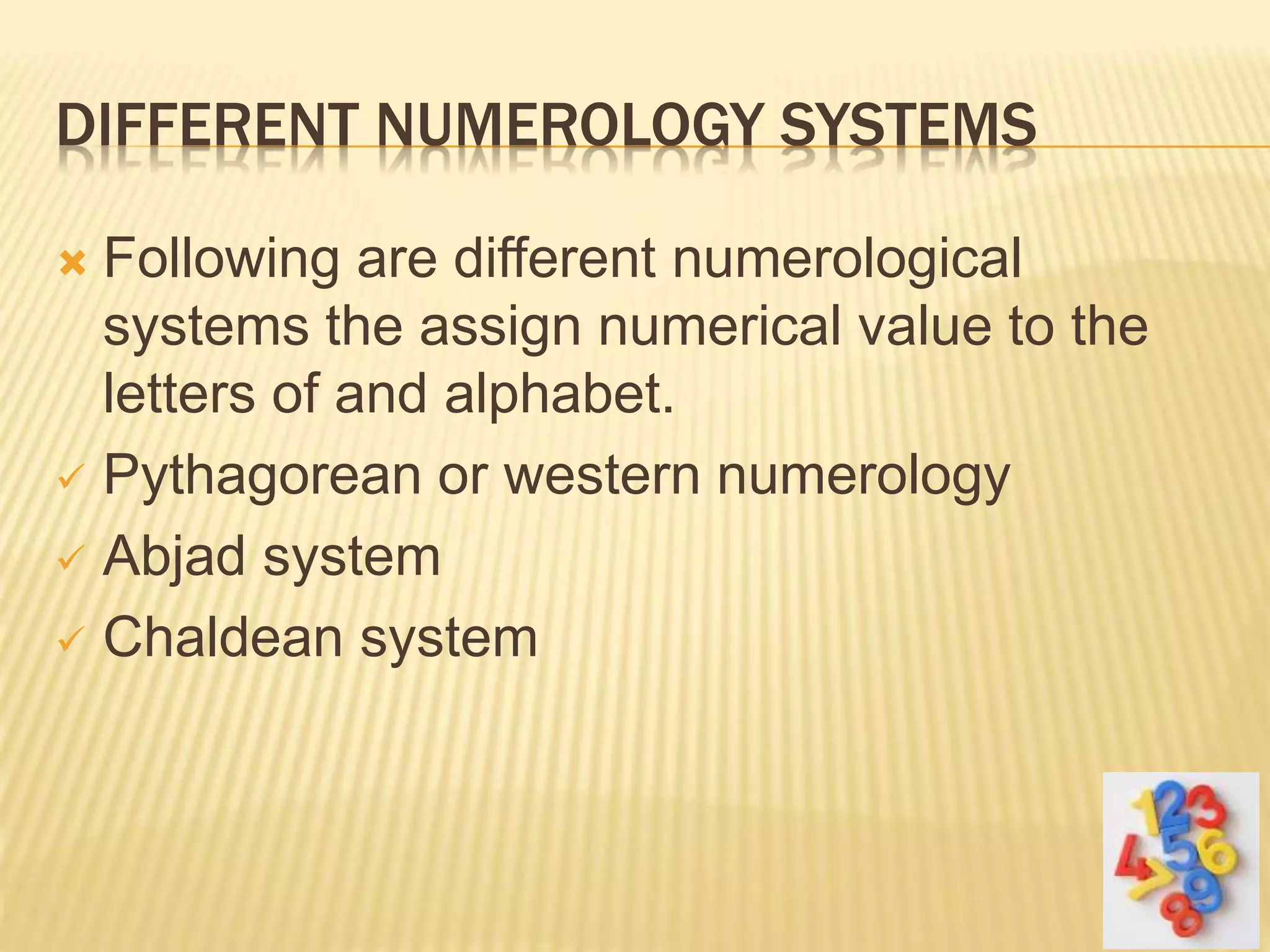 Numerology | PPTX