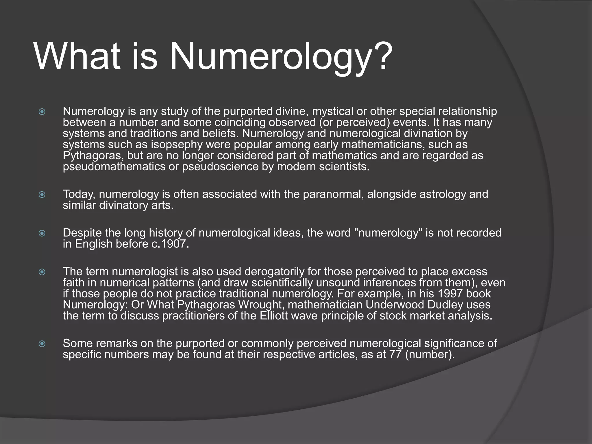 Numerology Kyriaki Michael | PPTX | Christianity | Religion & Spirituality