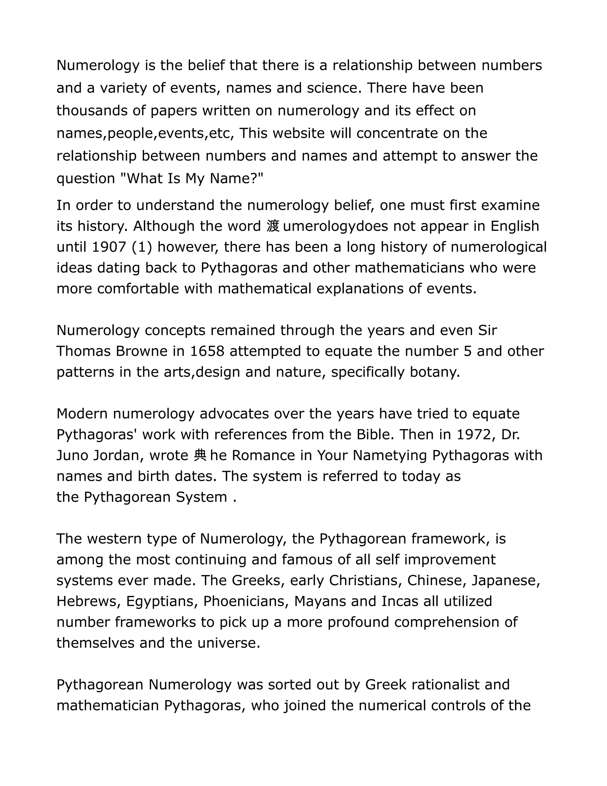 Numerology ebook 3 | DOC