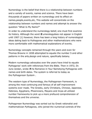 Numerology ebook 3 | DOC