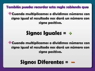 Números con signo | PPT