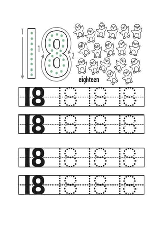 Página Para Colorear Del Número 11