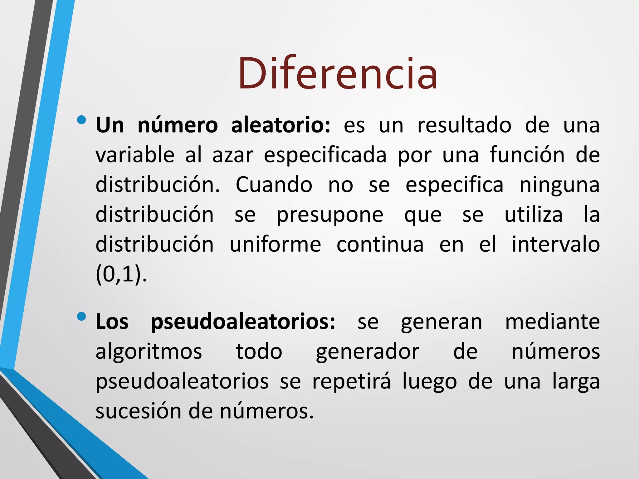 Numeros aleatorios & pseudoaleatorios itsz vhhh | PDF