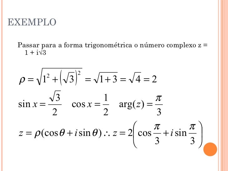 Numeros complexos