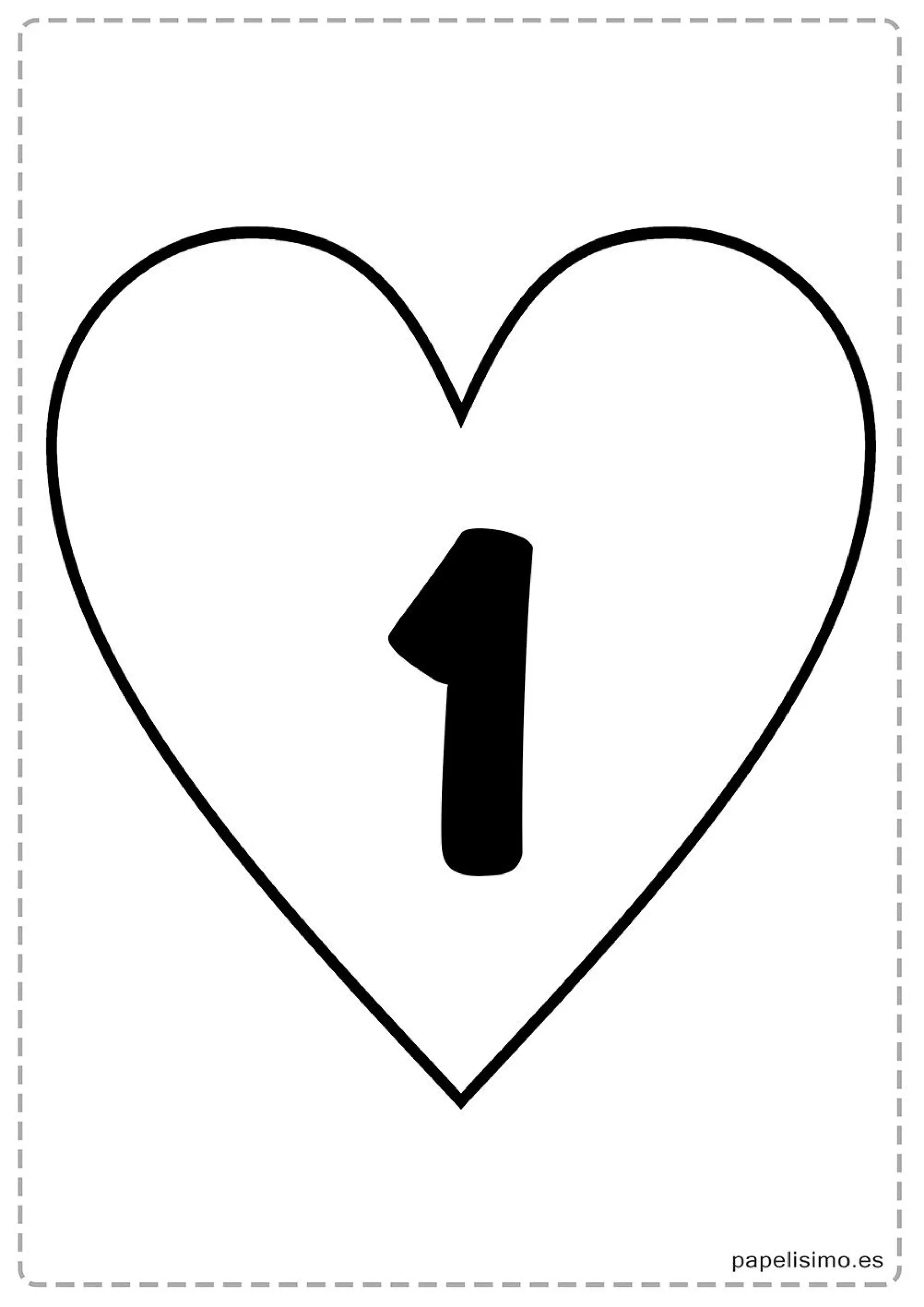Numeros con corazones negro para imprimir.pdf