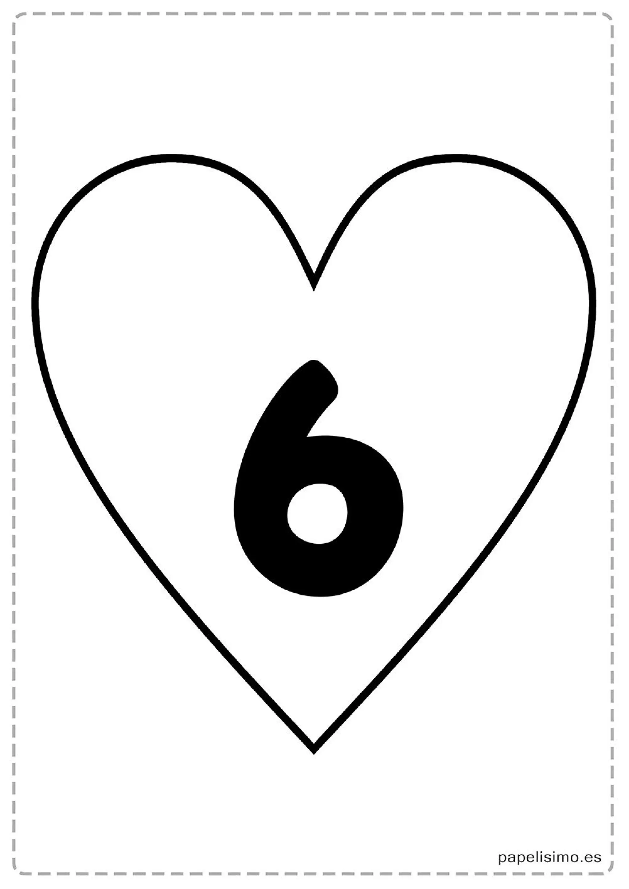 Numeros con corazones negro para imprimir.pdf