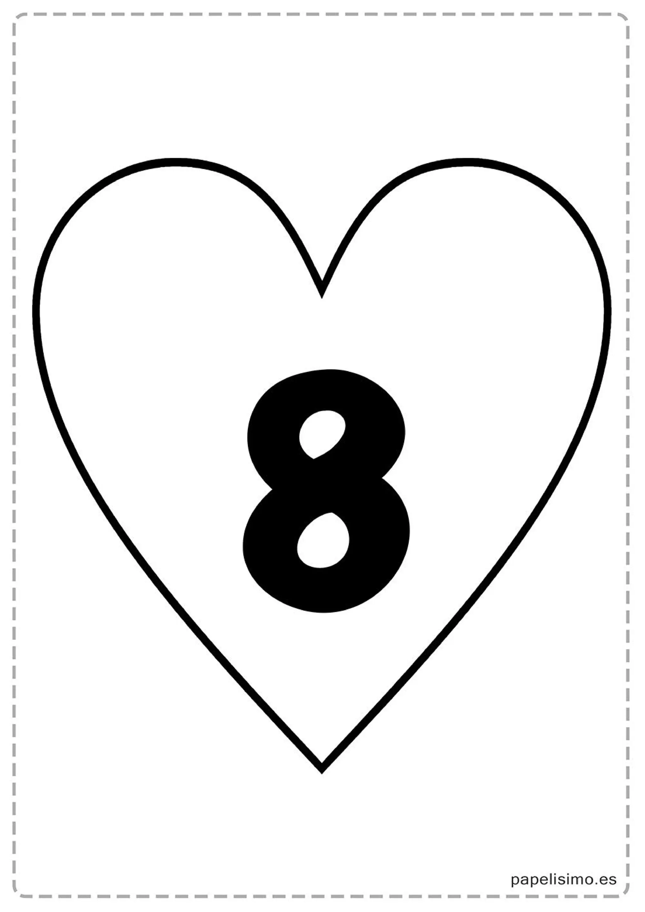 Numeros con corazones negro para imprimir.pdf