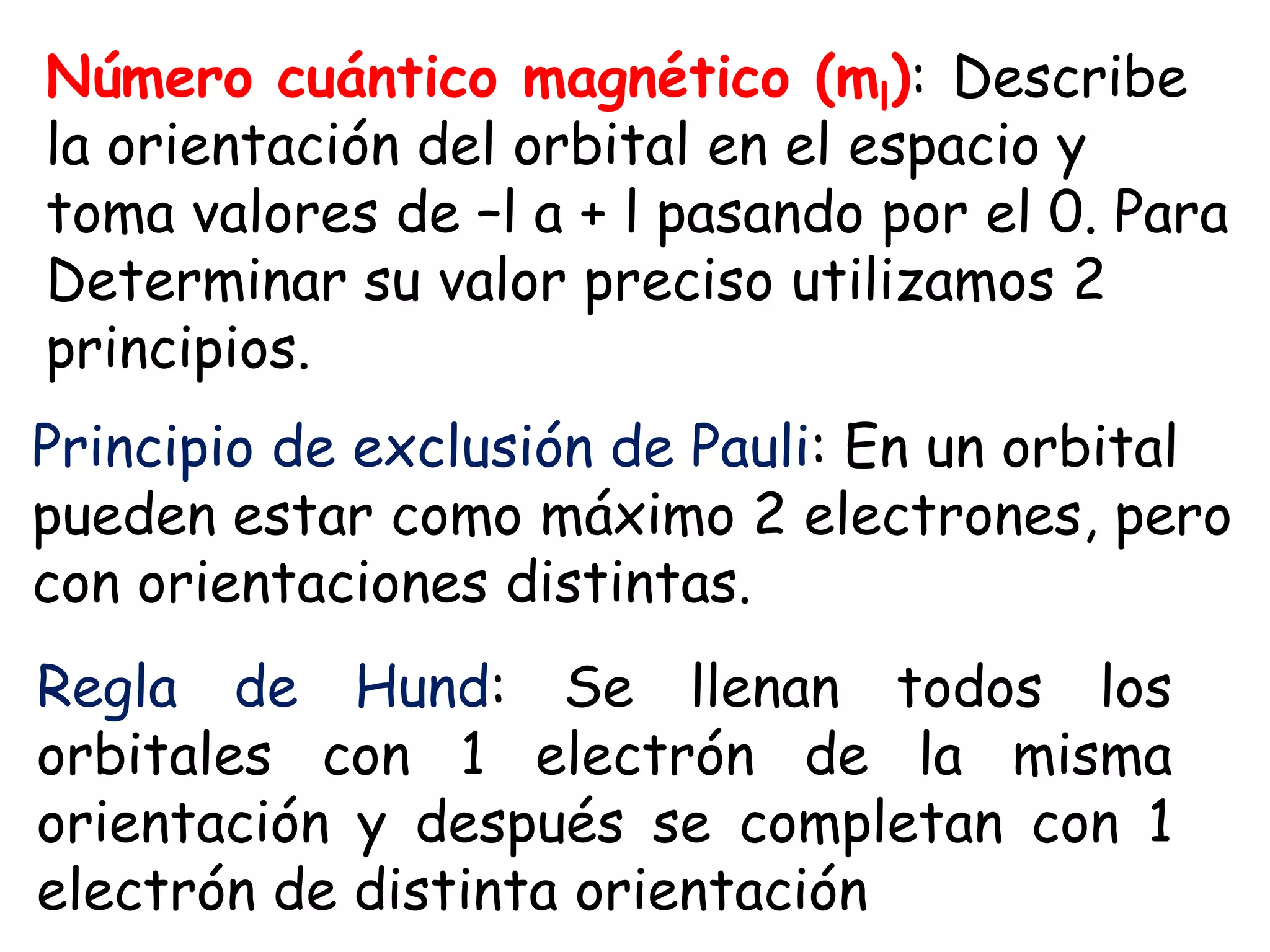 Numeros cuanticos | PPSX