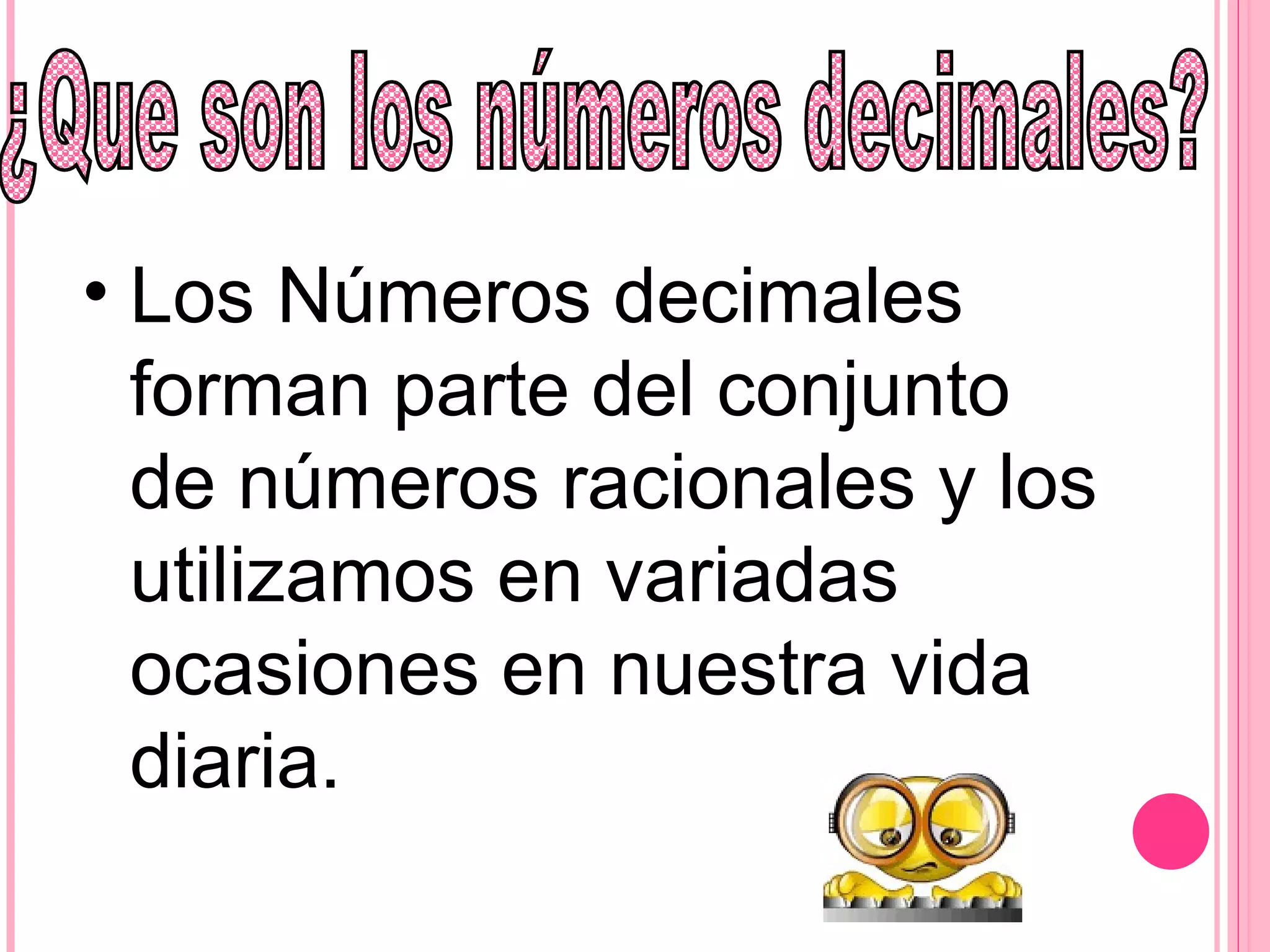 Numeros Decimales | PPT