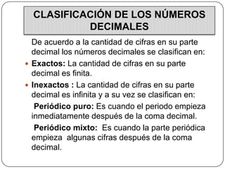 Numeros decimales | PPTX