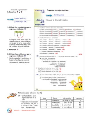 Numeros decimales | PDF