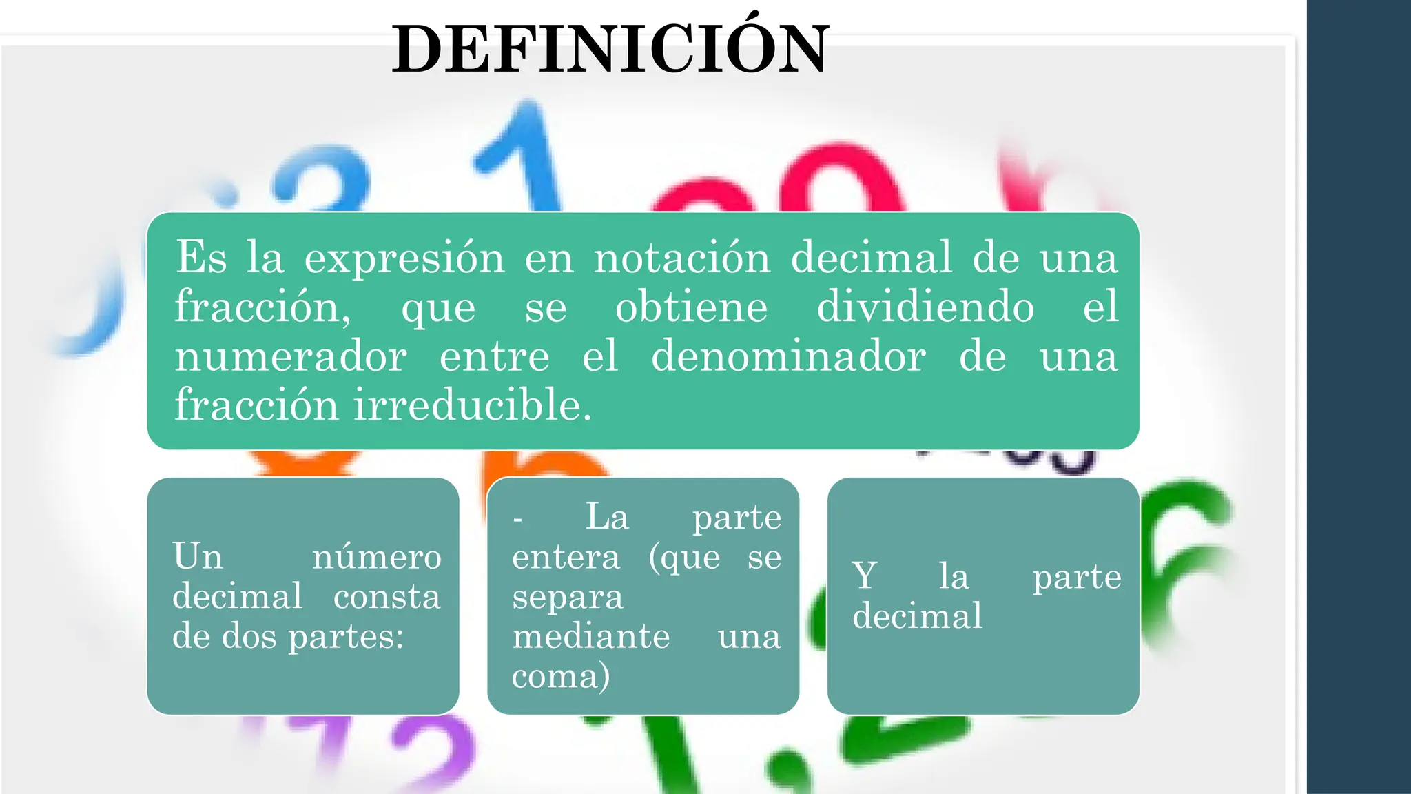 NÚMEROS DECIMALES presentación matemáticas pptx | PPT