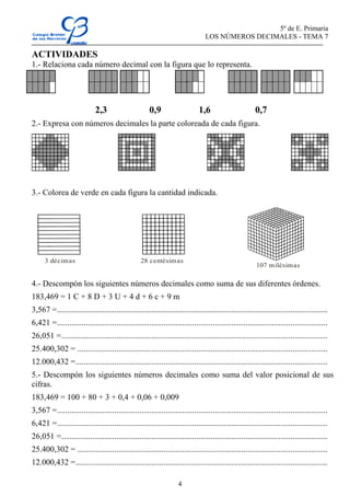 Numeros decimales 2 | PDF
