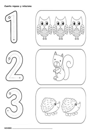 NUMEROS HOJAS PARA TRABAJAR NIVEL INICIAL 2025.docx
