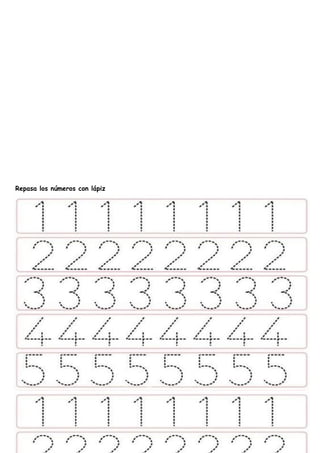 NUMEROS HOJAS PARA TRABAJAR NIVEL INICIAL 2025.docx