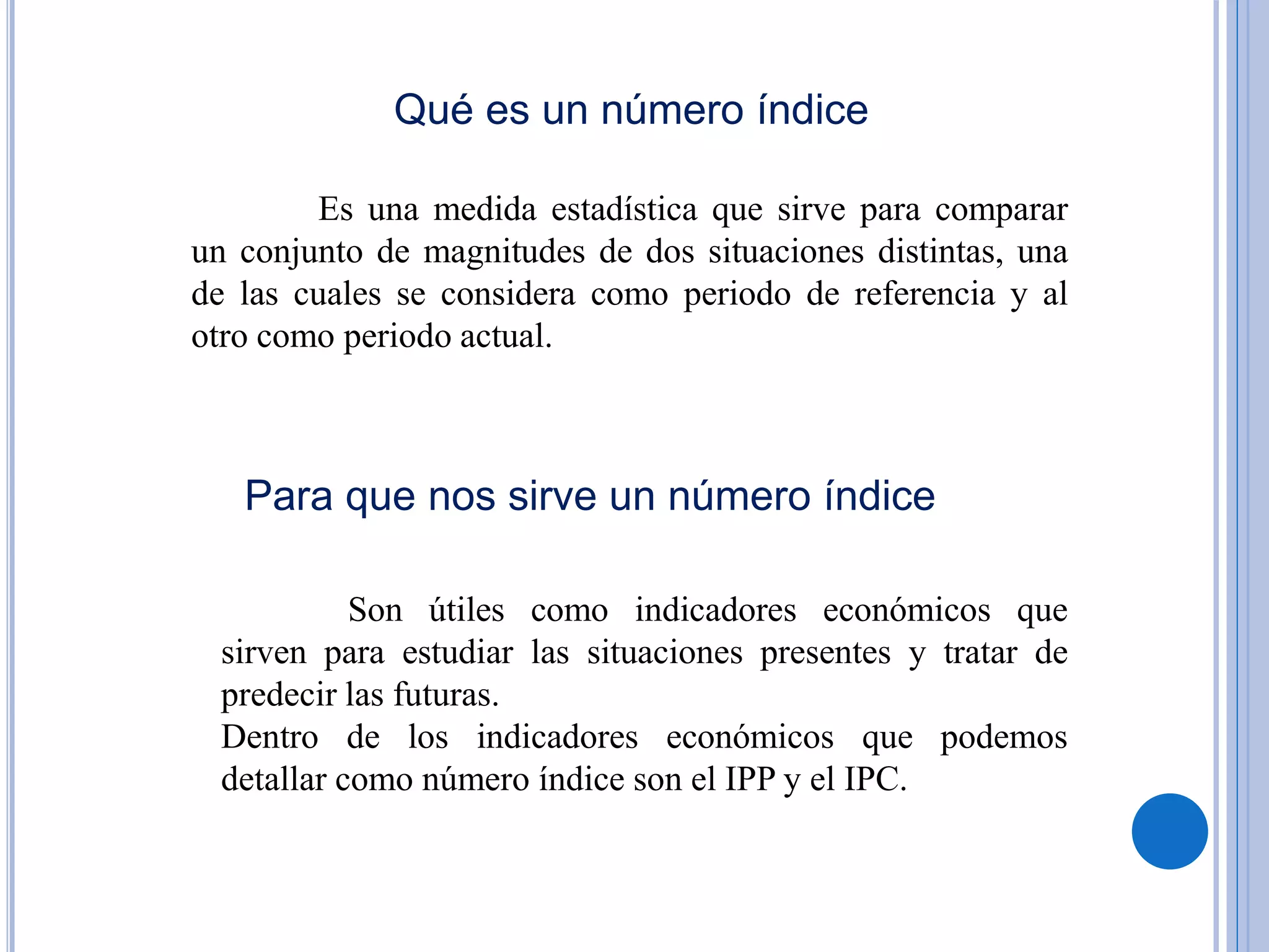 Numeros Indices | PPT
