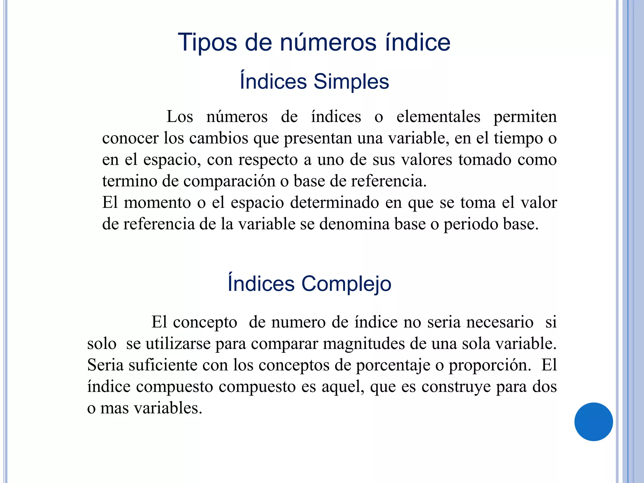 Numeros Indices | PPT