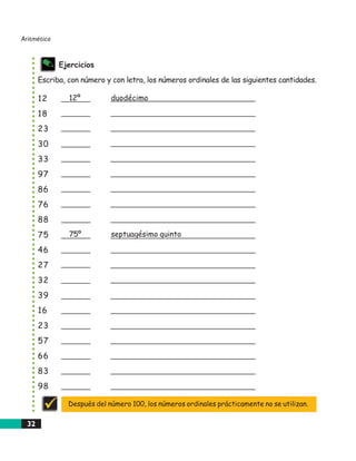 Numeros ordinales y romanos | PDF