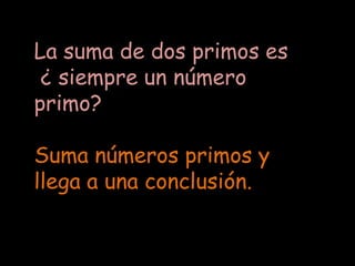 Reconocer números primos | PPTX