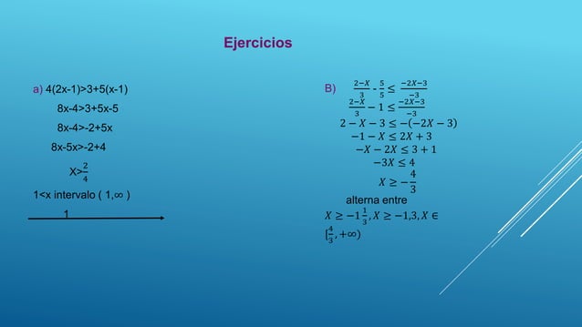Numeros reales, inecuaciones y desigualdades | PPT