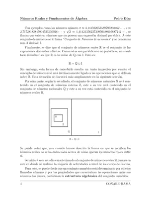 Números reales y fundamentos de álgebra | PDF