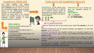 Numeros reales y plano numerico | PPT