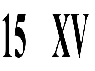 Numeros romanos | PPT