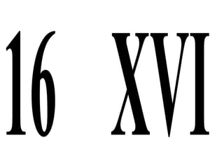 Numeros romanos | PPT