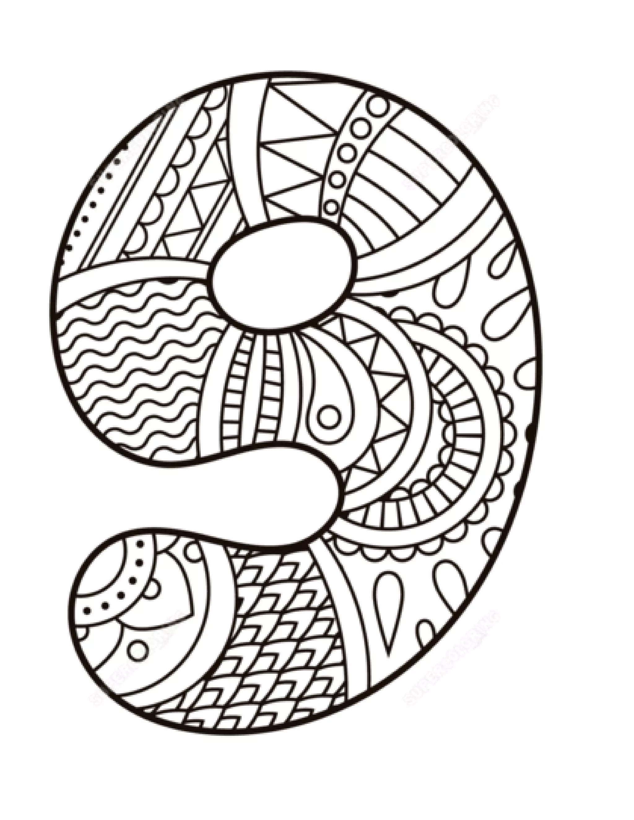 Numeros zentangle | PDF