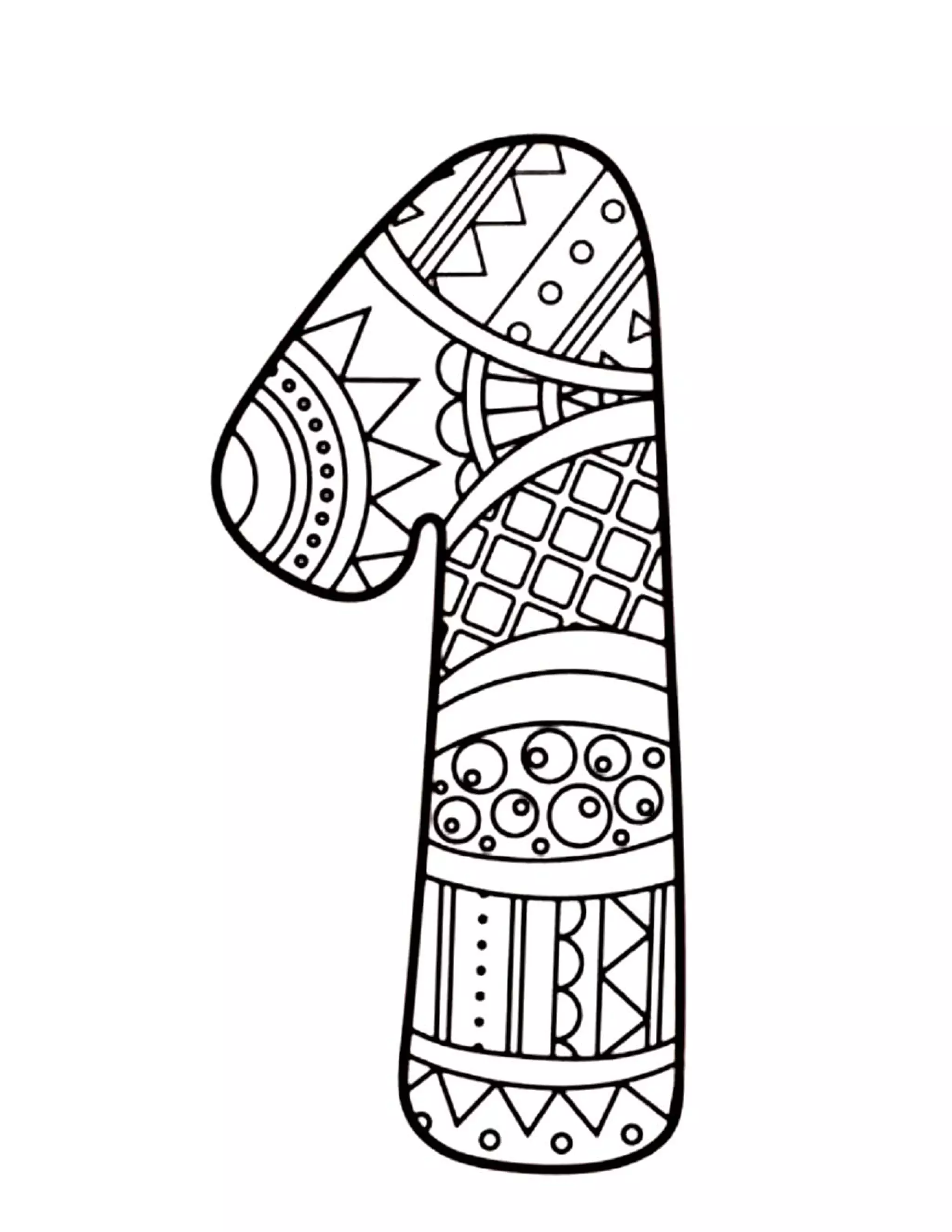 Numeros zentangle | PDF