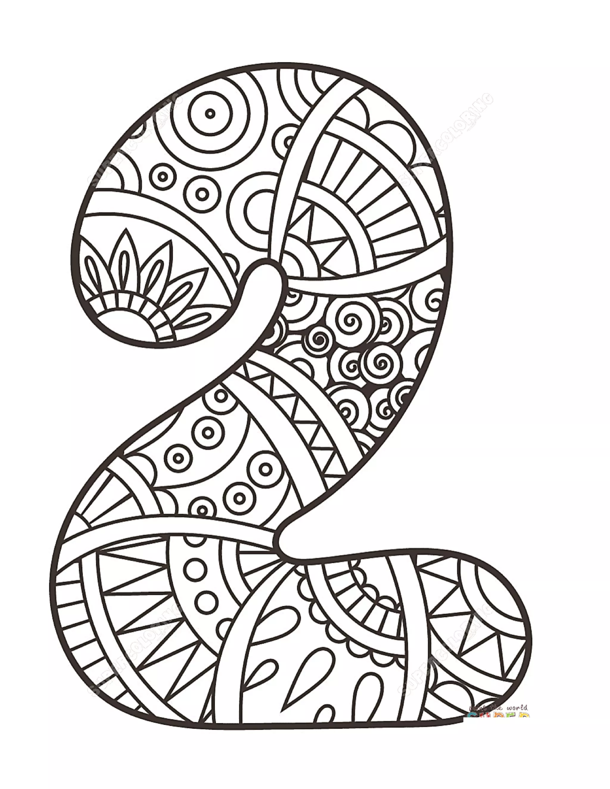 Numeros zentangle | PDF
