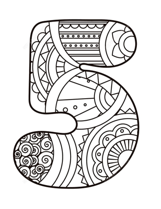 Numeros zentangle | PDF