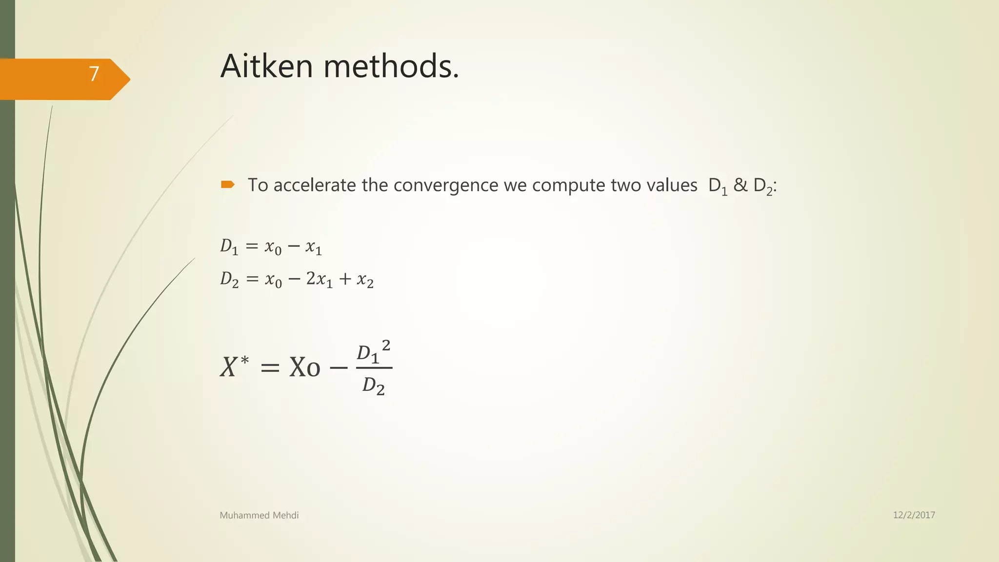 Numirical analysis | PPTX