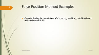 Numirical analysis | PPTX