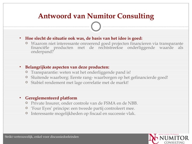 Numitor covered bond fund presentatie | PPT