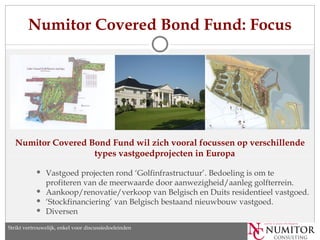 Numitor covered bond fund presentatie | PPT