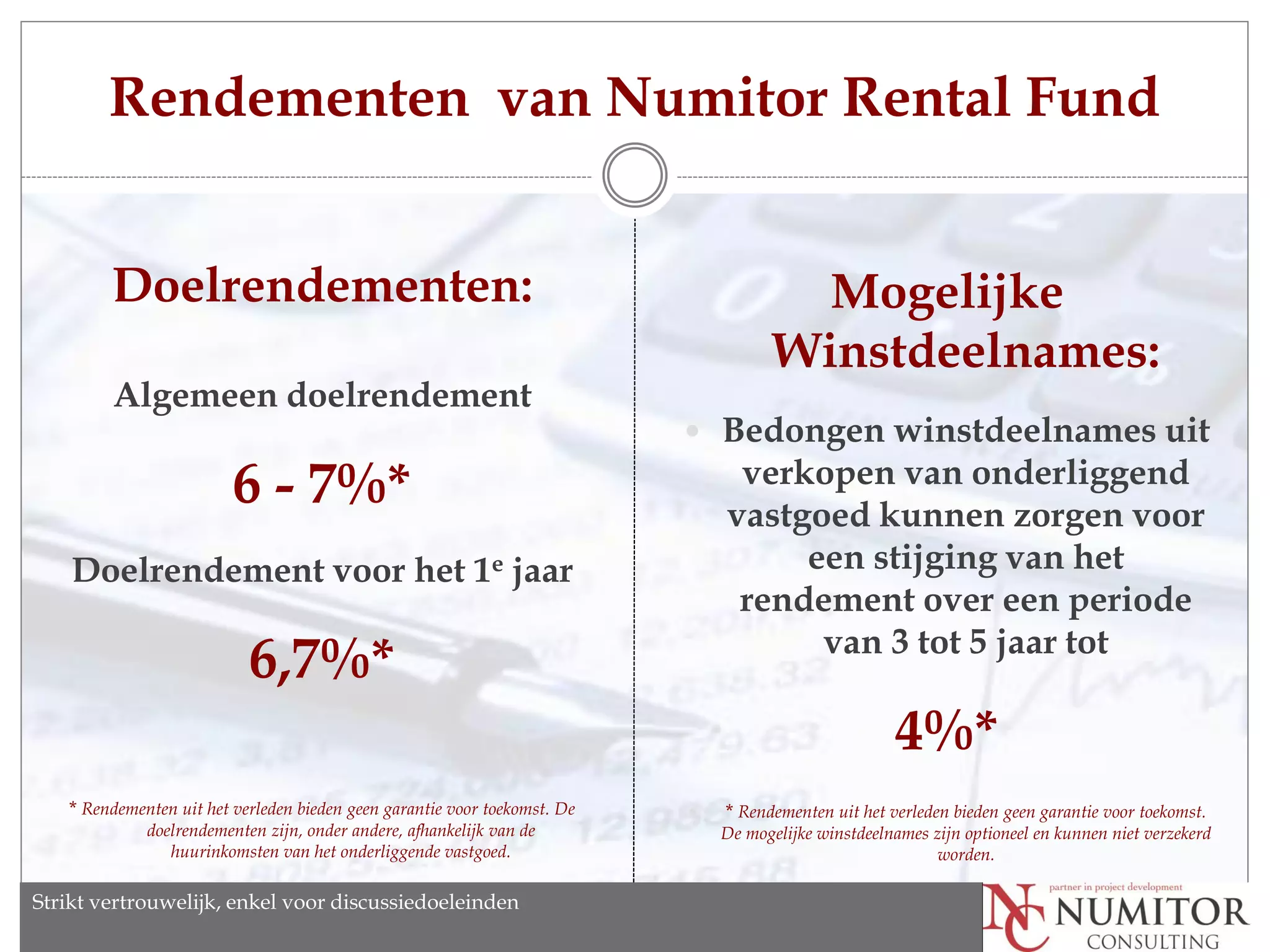 Numitor rental fund presentatie | PDF