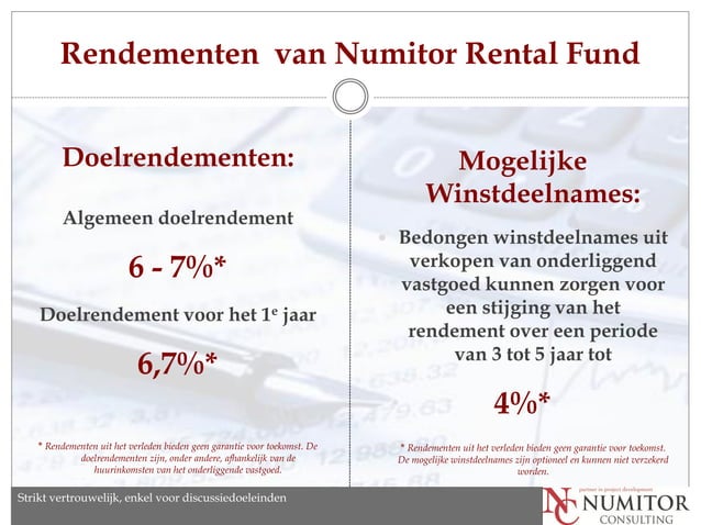 Numitor rental fund presentatie | PPT