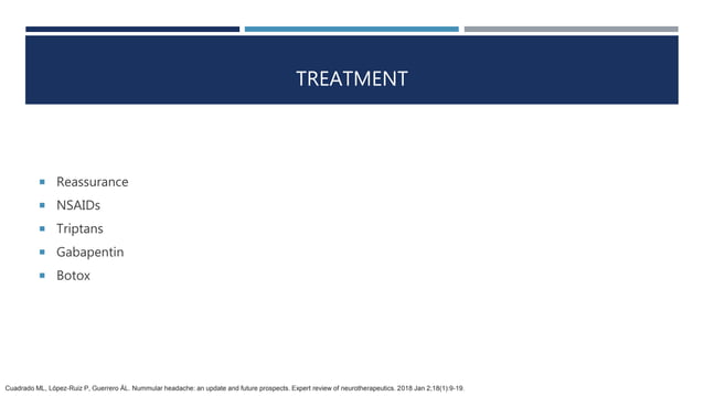 Nummular Headache | PPT