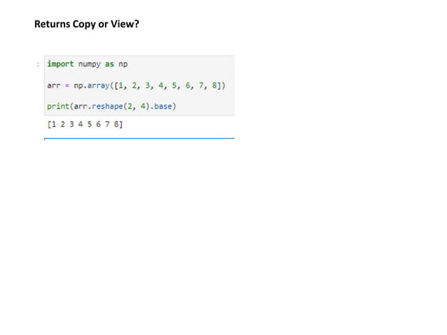 NumPy.pptx Bachelor of Computer Application | PPT