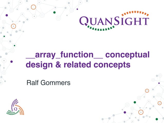 __array_function__ conceptual design & related concepts | PPT
